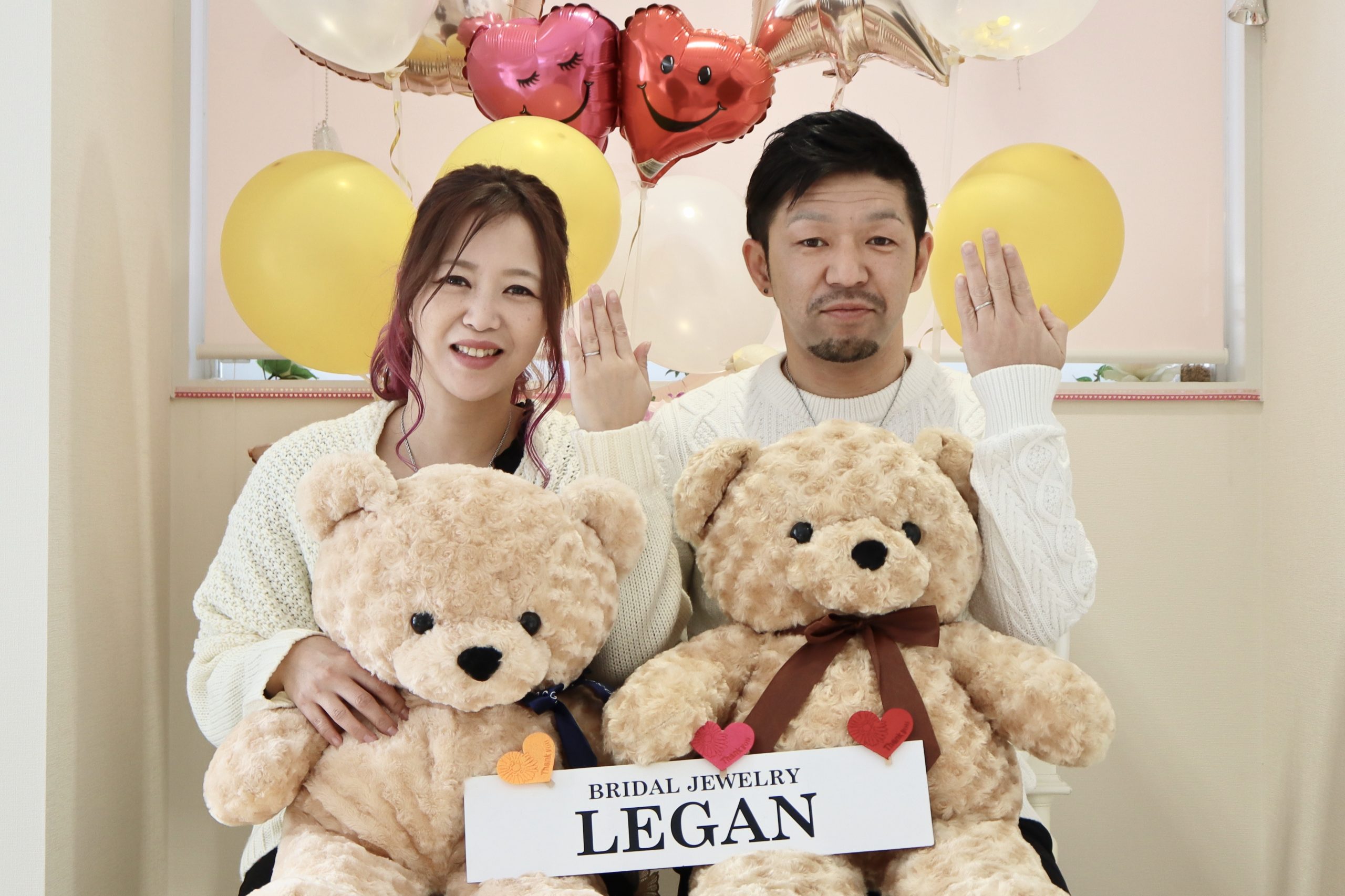 指輪を作るならLEGANで決まり！！｜お客様の声｜LEGAN 旭川店｜婚約指輪・結婚指輪専門店（札幌・旭川・帯広）BRIDAL JEWELRY ...