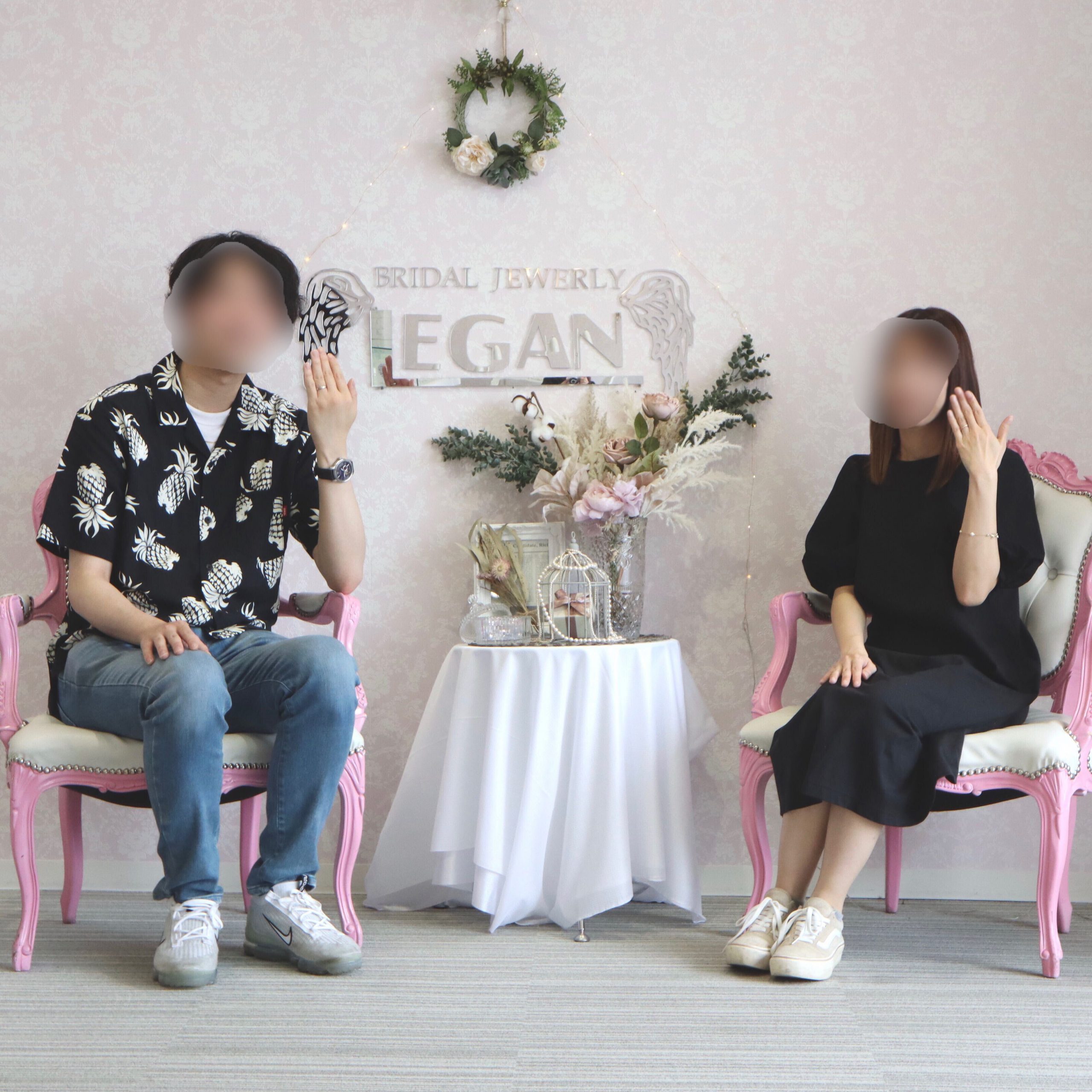 多種なデザイン｜お客様の声｜LEGAN 帯広店｜婚約指輪・結婚指輪専門店（札幌・旭川・帯広）BRIDAL JEWELRY LEGAN（レガン）
